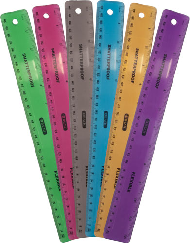 12" Shatterproof Flexible Ruler | Gpencil.com